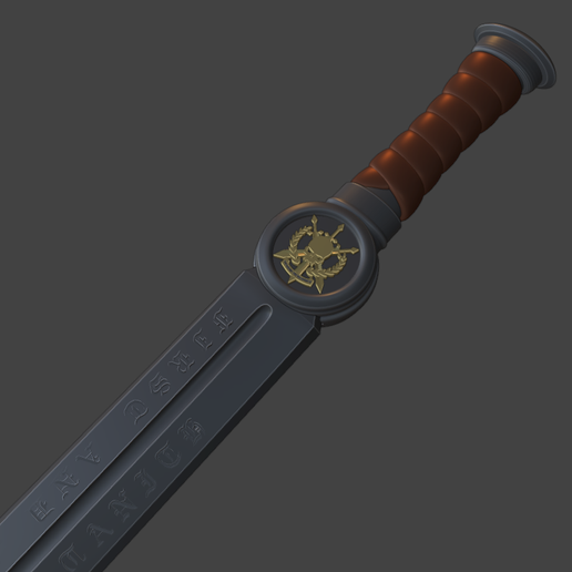 🥇 1st Tanith War Knife (Gaunts Ghosts Cosplay)・ STL File for 3D ...