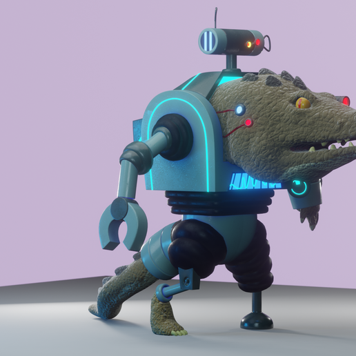 🦸 Crocubot (Rick and Morty).・ STL File for 3D printing・Cults