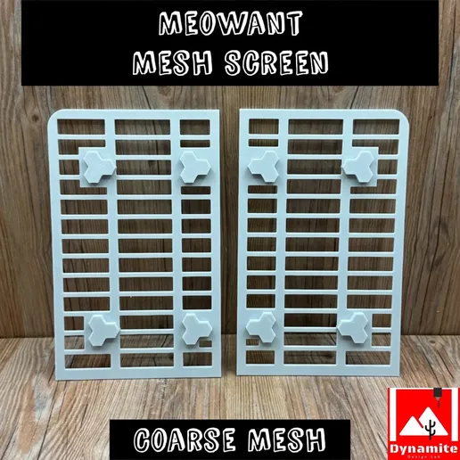 🐱 Coarse Mesh Screen for Airrobo / Meowant SC-01・ STL File for 3D ...