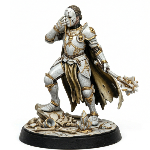 🎲 Porcelain Sentinel - Faceless Cleric / Marble Knight | RPG Hero ...