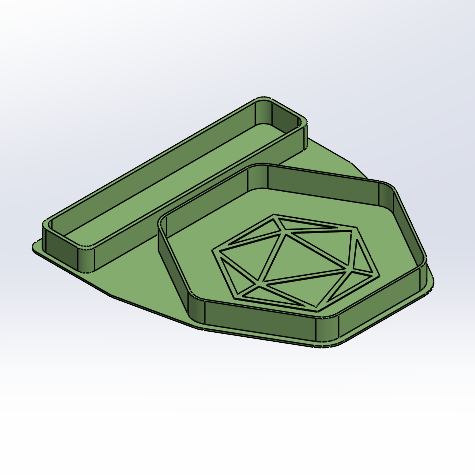 🎲 D&D Dice Tray V2・Free STL File for 3D printing・Cults