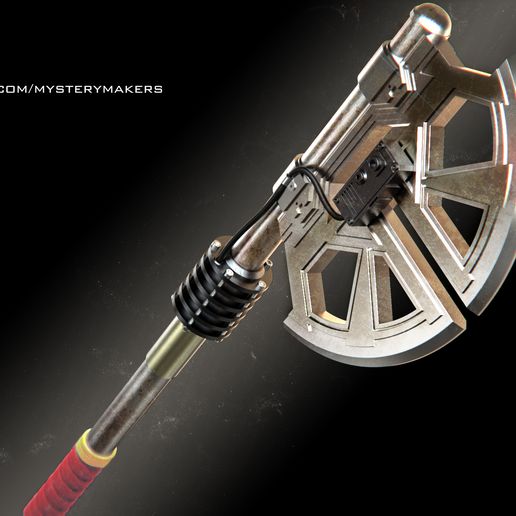 Mandalorian executioner Vibro_Ax・ 3D File for ・Cults