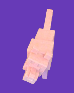 🐺 Minecraft Wolf Christmas Gift・Free STL File for 3D printing・Cults