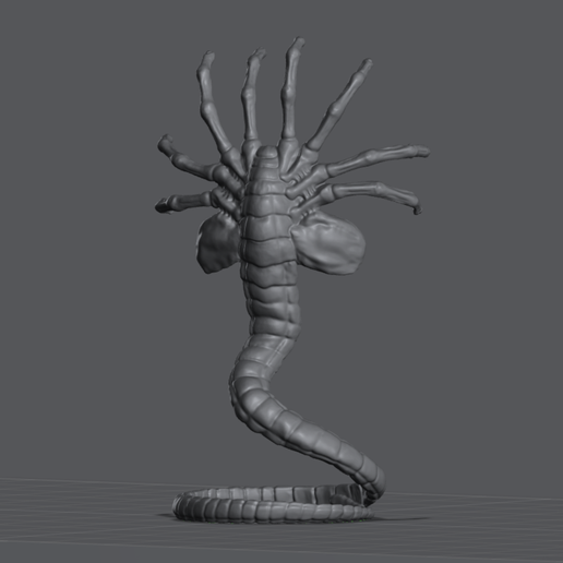 👽 Facehugger・ STL File for 3D printing・Cults