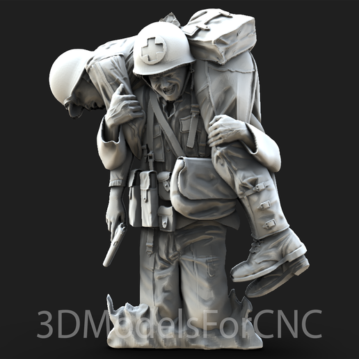 📁 3D Model STL File for CNC Router Laser & 3D Printer Medic Carry ...