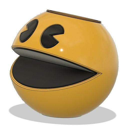 👨 Pac Man Planter HD・Free STL File for 3D printing・Cults