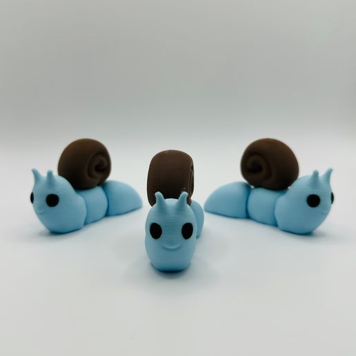 🐌 Flexi Snail・Free STL File for 3D printing・Cults