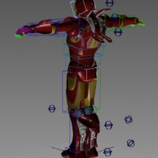 Descargar archivo OBJ gratis Iron man • Diseño para la impresora 3D ・ Cults