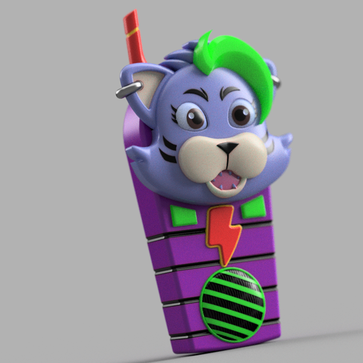 🎭 Five Night at Freddys - Security breach - Roxy Talkie・ STL File for ...