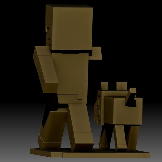 📁 MineCraft 3d model STL file printable・ STL File for ・Cults