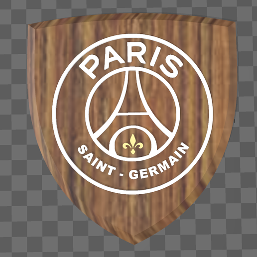 Free STL file PSG Logo - Paris Saint Germain ⚽ ・3D printing idea to ...