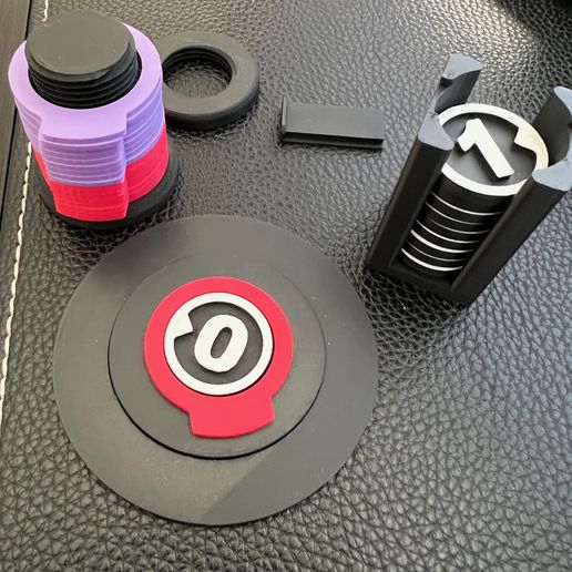 🎲 Minimalist Tabletop 25mm Tokens, Condition rings, and Organizers・Free ...