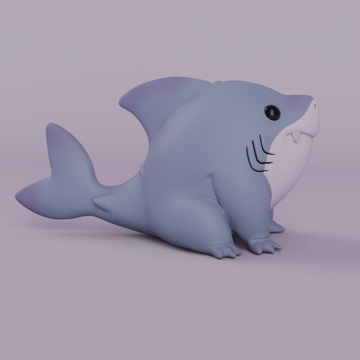 STL file HQ Jeff // Jeff the Land Shark 🦈 ・Template to download and 3D ...