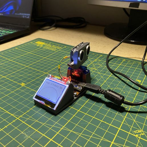 🤖 Arduino Radar Project v2・ STL File for 3D printing・Cults