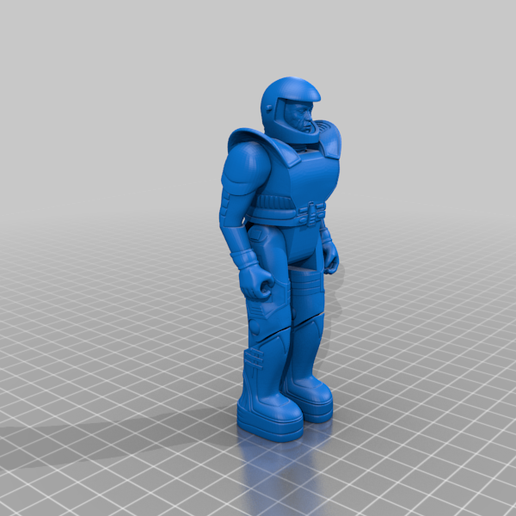 🧑‍ ️ Starcom LT. MAGG (Pilot)・Free 3D File for ・Cults