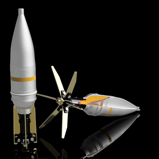 🧞‍♂️ AT4 Projectile Cutaway Training Aid・ STL File for 3D printing・Cults