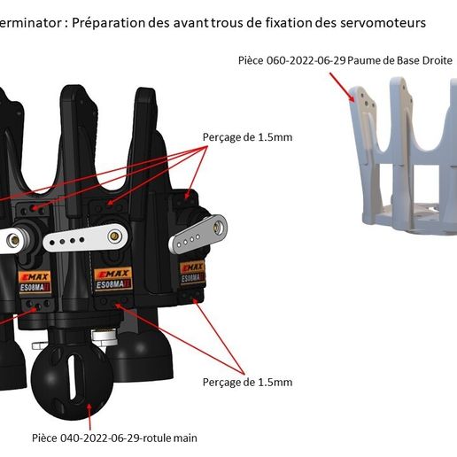 💪 Brazo y mano de Terminator・Archivo STL Gratis para ・Cults