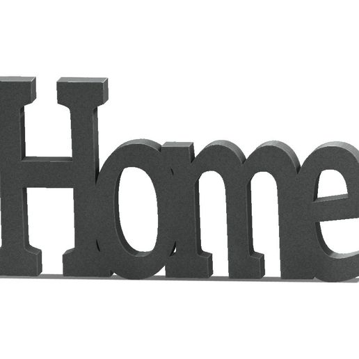 Free STL file Home - 3d printable 🎁 ・3D printing design to download・Cults