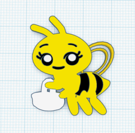 🐝 bee plim plim・Free STL File for 3D printing・Cults