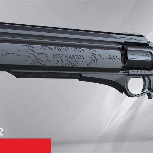 Destiny 2 - Laconic exotic hand cannon・ 3D File for 3D printing and CNC ...