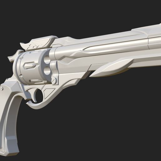 ⭐ Revolver of Boothill from Honkai Star Rail・ STL File for 3D printing ...