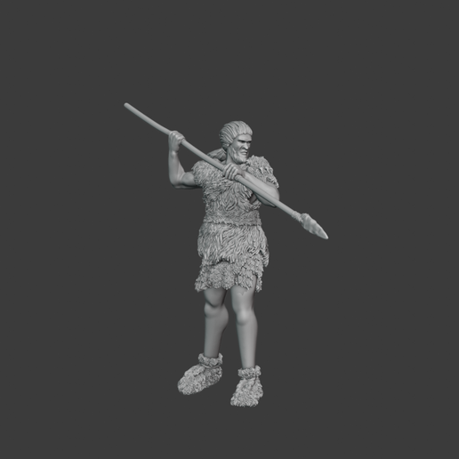 🎲 Stone Age Tribe 3 - 52 mm・Free 3D File for 3D printing・Cults