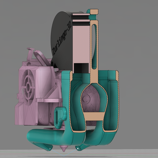 🧛 Vampire V1 - Dual 5015 Cooling Fan Duct For Sprite Extruders・ STL ...