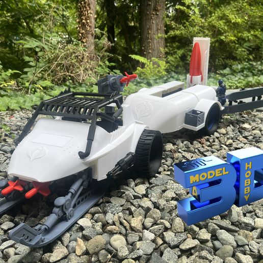 🧊 Cobra Ice Snake with Mobile Command Center with Rocket launcher・ 3D ...