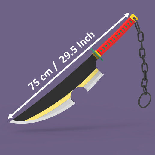 STL file DEMON SLAYER - Tengen Uzui Swords 3D Printable Model ⚔️ ...