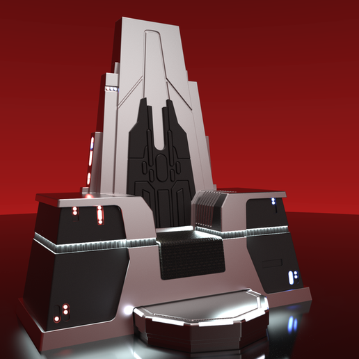 STL file Star Wars Supreme Leader Snoke Throne 6" 3,75" and 12" ⭐ ・3D ...