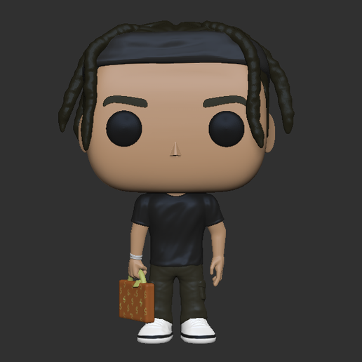 👾 Funko Travis Scott・Бесплатный OBJ для ・Cults