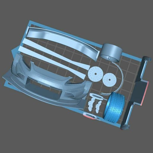 🚗 1/24 Scale H.S2000 Voltex Body Kit.・ STL File for 3D printing・Cults