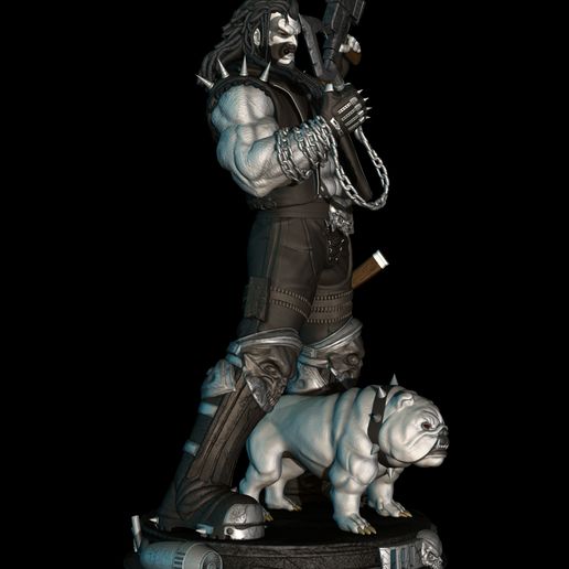 🐺 Lobo from DC Comics STL files for 3d printing collectibles by CG Pyro ...