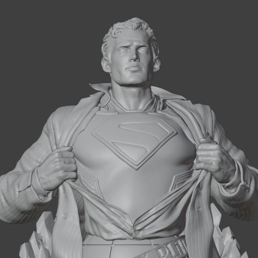 🦸‍♂️ superman bust (david corenswet)・ STL File for 3D printing・Cults