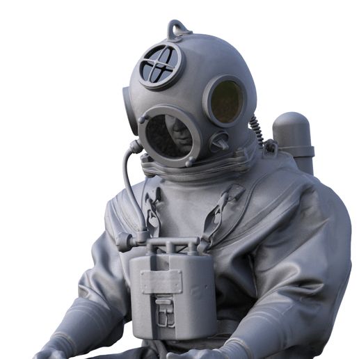 🪖 historical helmet diver helmet diver diver ship model・ STL File for ...