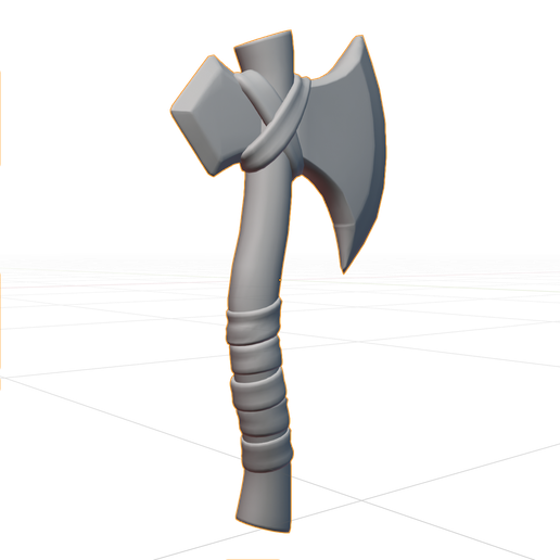 🪓 Stylized Axe・ STL File for 3D printing・Cults