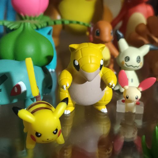 Impressão 3D Pokemon No. 027 Sandshrew・Cults