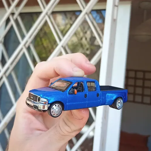 🚙 Motor Max Ford F-250 dually conversion kit 1/64・ STL File for 3D ...