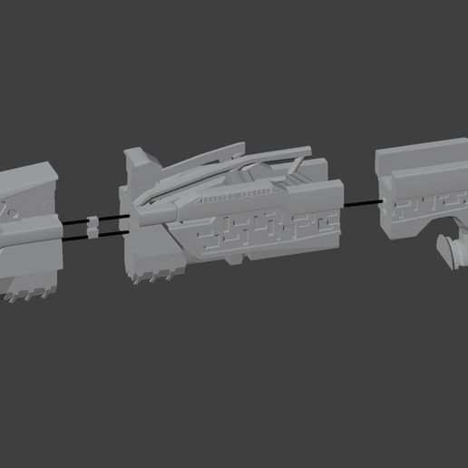 😇 Halo reach plazma repeater・Free 3D File for ・Cults