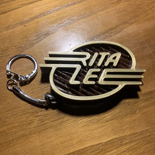 STL file Rita Lee Keychain with Floating Effect 🗝️ ・3D printer model to ...