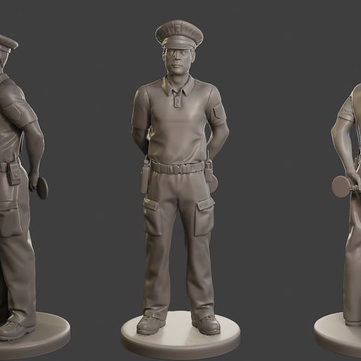 ♂️ Male Slovac Traffic Police STP 001・ 3D File for 3D printing・Cults