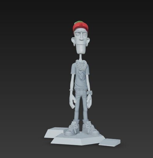 🦸 3D Printable Modern Urban Youth Figure – Minimalist Street Style・ STL ...