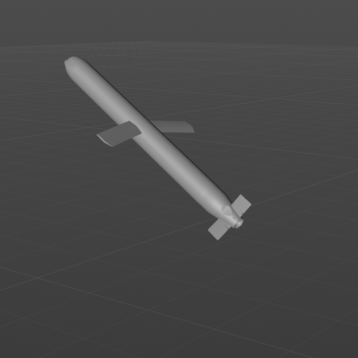🗺️ Digital model of the US Tomahawk Block IV cruise missile・ OBJ File ...