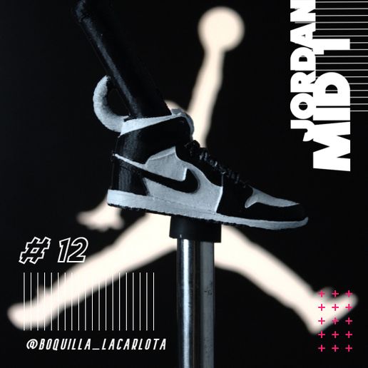Descargar archivo STL Boquilla jordan mid 1 • Plan imprimible en 3D ・ Cults