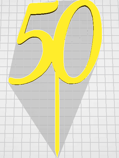 STL file topper 50 🎨 ・3D printable design to download・Cults