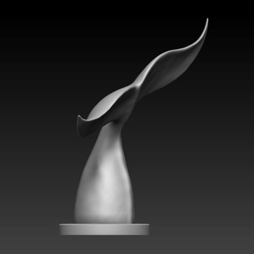 3D file Whale tail 🐳 ・Model to download and 3D print・Cults