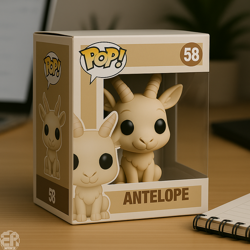 Antelope - Animals Pop Collection 🧊 ・ 3D File for 3D printing・Cults