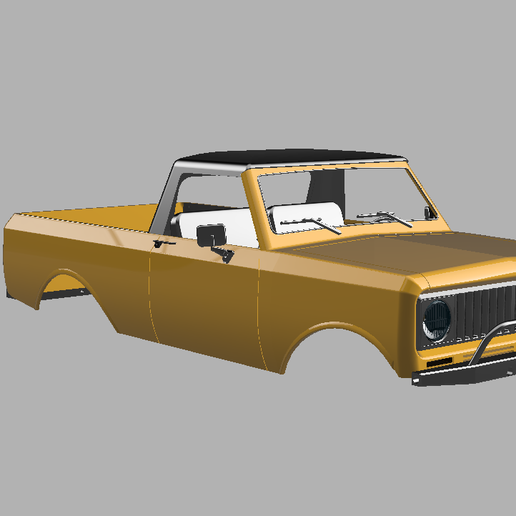 👽 International Harvester Scout Traveler RC Body・ STL File for 3D ...