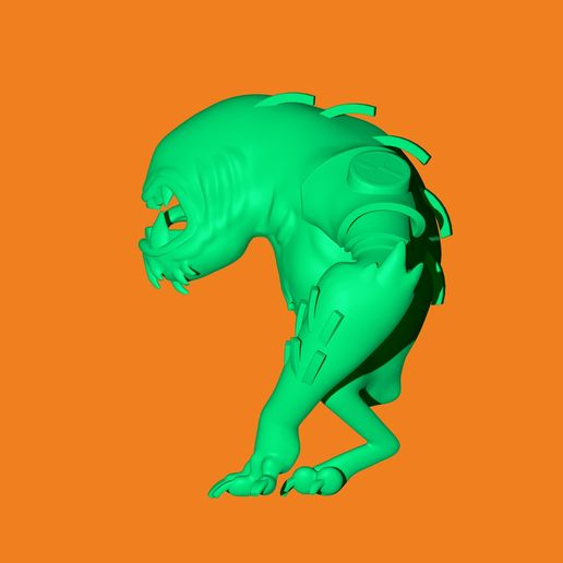 Download free STL file BEN 10 - Alien Wildmutt FREE • Object to 3D print ・ Cults