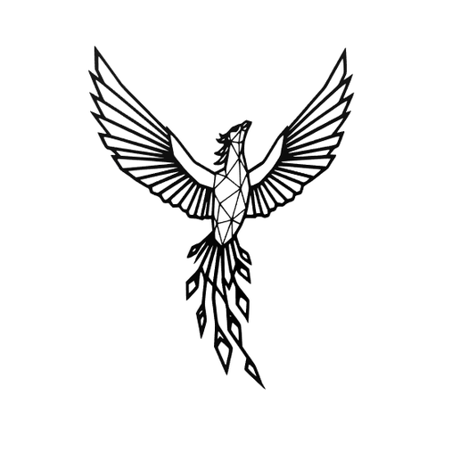 simple phoenix bird